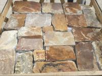 China Marble Random Flagstone Irregular Flagstone Crazy Stone Landscaping Stones for sale