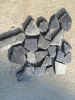 China Natural Black Slate Crack Stone 1-5cm Garden Landscaping Stone for Flower Bed Decoration for sale