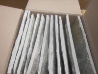 China Natural Oyster Mushroom Stone Wall Tiles 30x15cm Quartzite Cladding for Landscaping for sale