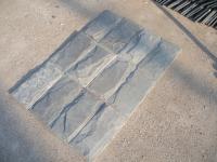 China Grey Slate Mushroom Stone Wall Cladding 30x15cm Natural Landscaping Stone for Indoor Outdoor Decoration for sale