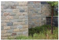 China Multicolor Slate Mushroom Stone Wall Cladding 30x15cm 15-25mm Natural Rust Slate for sale