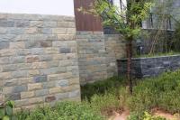 China Multicolor Slate Mushroom Stone Wall Cladding 30x15cm 15-25mm Natural Rust Slate for sale