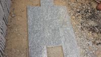 China Grey Granite Mushroom Stone Wall Cladding 30x15cm 20x40cm Natural Landscaping Pillar Stone for sale