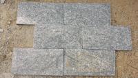 China Grey Granite Mushroom Stone Wall Cladding 30x15cm 20x40cm Natural Landscaping Pillar Stone for sale