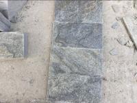 China Grey Quartzite Mushroom Stone Pillar Wall Cladding 30x15cm Natural Stone for Exterior Landscaping for sale