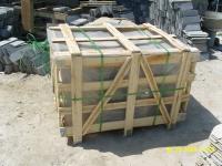 China Grey Riven Slate Flagstone Patio Natural Slate Paving Stone 406x508mm 15-20mm Thick for sale
