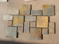 China China Rusty Slate Flagstone 406x508mm Natural Paving Stone for Patio Walkway for sale