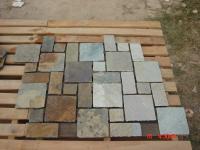 China China Rusty Slate Flagstone 406x508mm Natural Paving Stone for Patio Walkway for sale