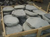 China Natural Rusty Slate Stepping Stone 30x30cm Multicolor Garden Pavement for Patio Decoration for sale