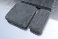 China Black Slate Tumbled Paving Stone 60x30x2cm Natural Stone Pavers for Patio Driveway for sale