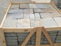 China Rusty Slate Tumbled Paving Stone Natural Multicolor Patio Flooring Paver 60x30x2cm for sale