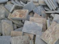 China Rusty Slate Tumbled Paving Stone Natural Multicolor Patio Flooring Paver 60x30x2cm for sale