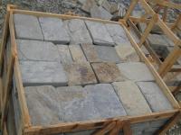 China Rusty Slate Tumbled Paving Stone Natural Multicolor Patio Flooring Paver 60x30x2cm for sale