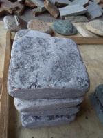 China Natural Blue Quartzite Tumbled Paving Stone 60x60cm Square Patio Walkway Pavers for sale