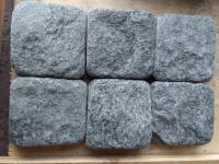 China Green Basalt Tumbled Paving Stone 60x30x3cm Natural Stone Garden Walkway Patio Pavers for sale