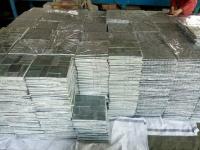 China Green Slate Mosaic Natural Stone Wall and Floor Mosaic Tile 305x305mm for sale