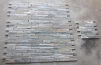 China Natural Oyster Stone Mosaic Tile 305x305mm Wall Floor Mosaic Yellow Quartzite for sale