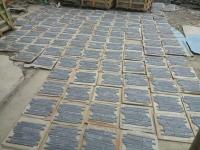 China Carbon Black Slate Mosaic Tile 305x305mm Natural Stone Wall Tiles for Interior Exterior Use for sale