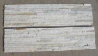 China Oyster Split Face Slate Waterfall Shape Ledgestone Beige Thin Stone Veneer Real Stone Cladding for sale