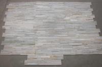 China Oyster Split Face Slate Waterfall Shape Ledgestone Beige Thin Stone Veneer Real Stone Cladding for sale