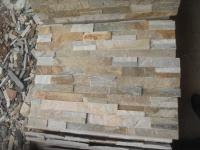 China Oyster Split Face Slate Stone Cladding Natural Ledgestone Oyster Thin Stone Veneer for Wall Decor for sale