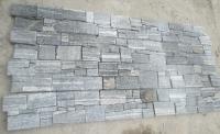China Cloudy Grey Granite Culture Stone 600x150mm Cemented Stacked Stone Cladding for Wall for sale