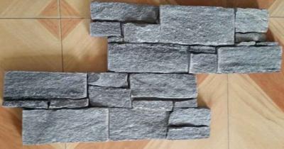 China Pure Grey Slate Culture Stone 600x150mm Natural Z Stone Cladding for Wall Covering for sale
