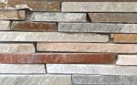 China Beige Quartzite Cemented Culture Stone Veneer 600x150mm Outdoor Wall Cladding for sale