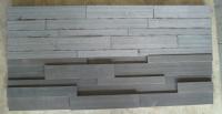 China Lilac Wenge Sandstone 3D Ledgestone 600x150mm Honed Sealed Stacked Stone Wall Cladding for sale