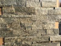 China Green Quartzite Thin Stone Veneer 600x150mm Natural Z Cladding for Wall Decor for sale