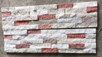 China White Black Pink Jade Quartzite Culture Stone Veneer 600x150mm Natural Split Wall Cladding for sale