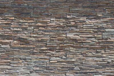 China Slim Strip Rusty Slate Ledgestone 30-50mm Cemented Culture Stone Real Stacked Stone for Wall for sale