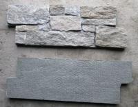 China Pink Quartzite Z Stone Cladding 600x150mm Outdoor Culture Stone Panel for sale