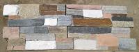 China Multicolor Z Stone Cladding Natural Stacked Stone Veneer 600x150mm Outdoor Indoor Wall Panel for sale