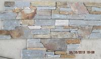 China Multicolor Z Stone Cladding Natural Stacked Stone Veneer 600x150mm Outdoor Indoor Wall Panel for sale