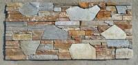 China Grey/Rusty Slate S Stone Cladding,Cemented Stacked Stone,Thick Natural Stone Panel for Wall Decor for sale