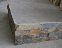 China Rusty Split Face Slate Stone Panel,Multicolor Slate Culture Stone,Real Thin Stone Veneer for Wall for sale