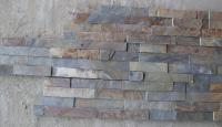 China Rusty Split Face Slate Stone Panel,Multicolor Slate Culture Stone,Real Thin Stone Veneer for Wall for sale