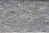 China Black Mixed Rusty Color Slate Slim Strips Cemented Together Stacked Stone,Z Stone Cladding Panel for sale