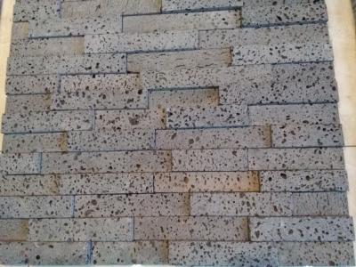 China Golden Yellow Slate Culture Stone Veneer 600x150mm Natural Basalt Ledgestone for Wall Cladding for sale
