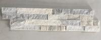 China Grey Quartzite Thin Stone Veneer 600x150mm Natural Split Wall Cladding for Fireplace for sale