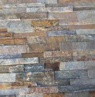 China Rustic Quartzite Stacked Stone Veneer 600x150mm Natural Wall Cladding for Outdoor Use for sale