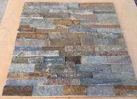 China Rustic Quartzite Stacked Stone Veneer 600x150mm Natural Wall Cladding for Outdoor Use for sale