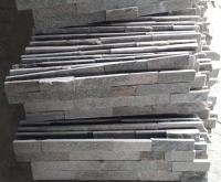 China Pink Quartzite Natural Stone Cladding Panel 600x150mm Outdoor Wall Veneer for sale