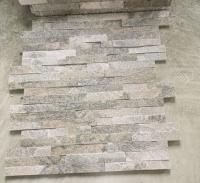 China Pink Quartzite Thin Stone Veneer Natural Split Ledgestone 600x150mm for Indoor Outdoor Wall Cladding for sale