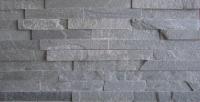 China Grey Slate Stone Wall Panel,Indoor Thin Stone Veneer,Outdoor Split Face Slate Stacked Stone for sale