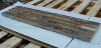 China Oyster Groove Slate Culture Stone Ledgestone 600x150mm Natural Split Wall Cladding for sale