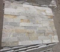 China Oyster Mushroom Face Slate Ledgestone 600x150mm Natural Stone Veneer for Indoor Outdoor Wall for sale