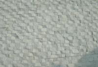 China Snow White Quartzite Mushroom Face Stone Cladding 600x150mm Natural Stone Veneer for sale