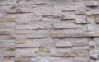 China Beige Sandstone Ledgestone 600x150mm Natural Split Stone Veneer for Indoor Outdoor Wall Cladding for sale